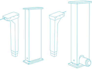 Electric Lifting Columns - Buy Telescopic Lifting Column Set ...