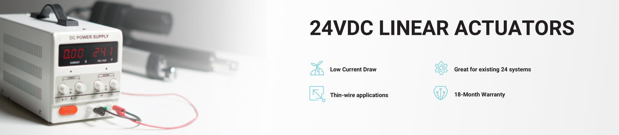 24V Linear Actuators - Buy 24 VDС Electric Actuators – Progressive ...